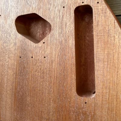 Solid Body Guitar Telecaster Mahogany massive TL Tele Project | Reverb