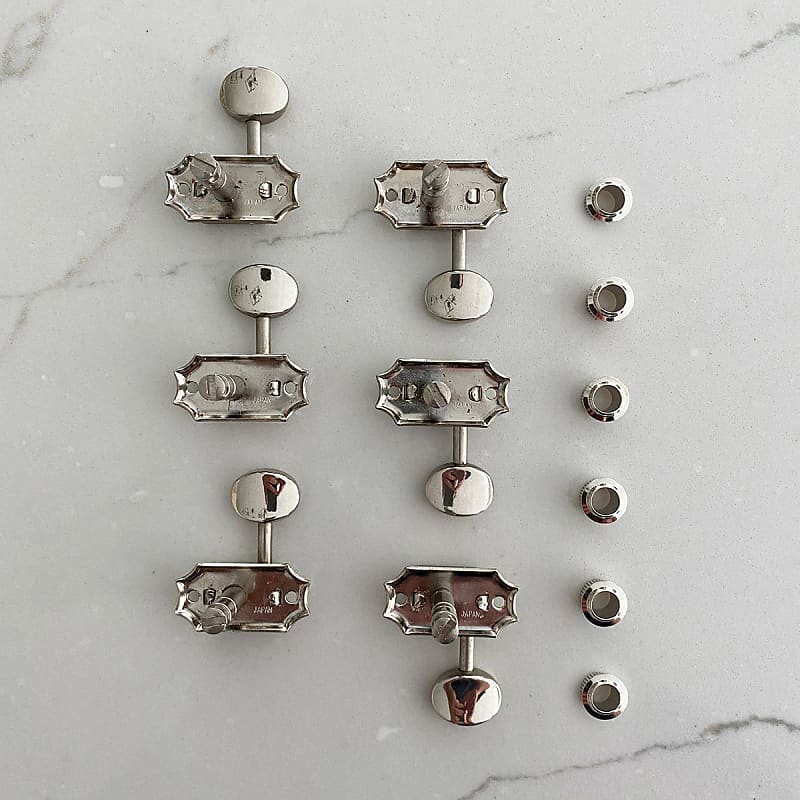 Gotoh 3x3 Vintage Style Locking Tuners - Nickel | Reverb