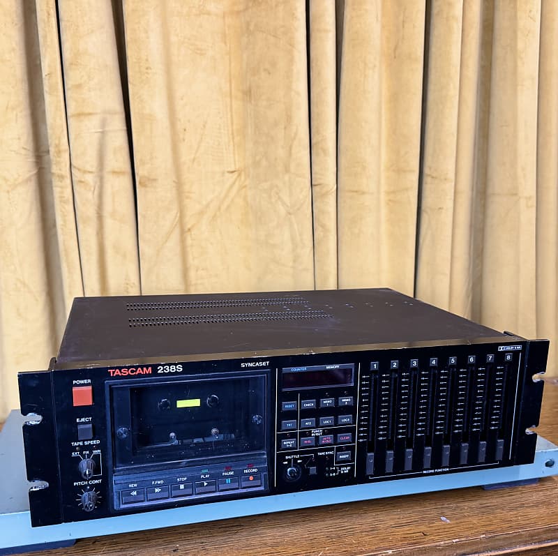 TASCAM Syncaset 8-track rack mount cassette recorder | Reverb
