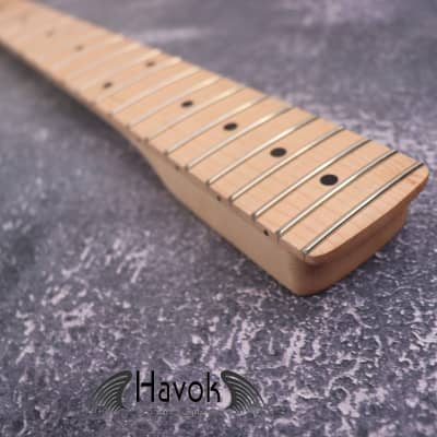 S Type Maple Satin Neck Stainless Steel Frets, S Style 22 | Reverb