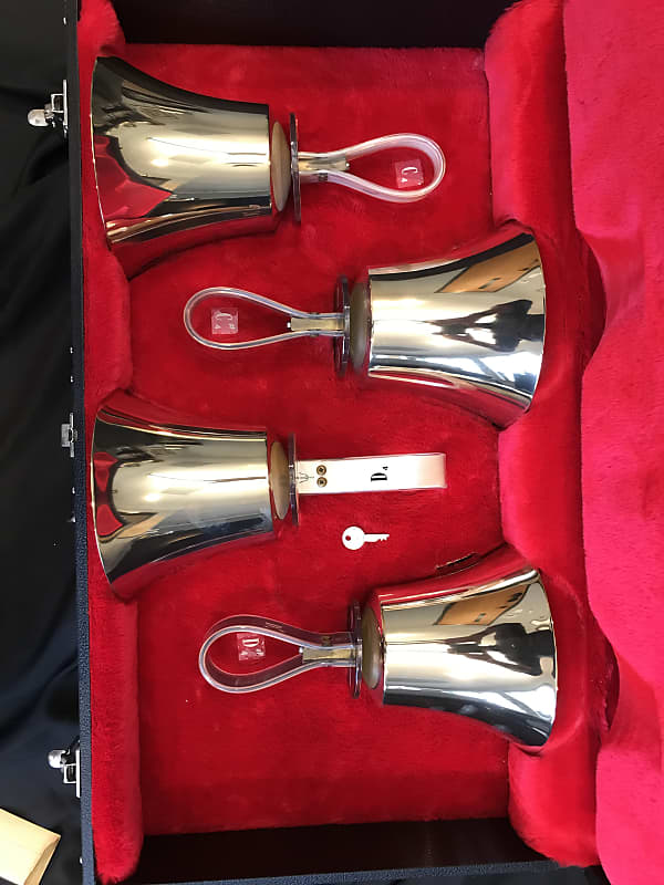 Malmark Handbells C4, C4#, D4, D4# Early 2000 Pure Bronze | Reverb