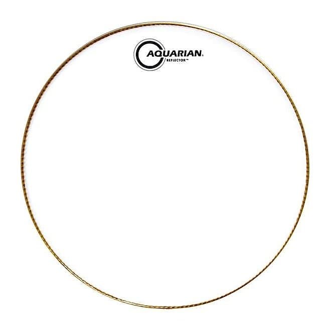 Aquarian Ice White Reflector Drumhead 6" | Reverb
