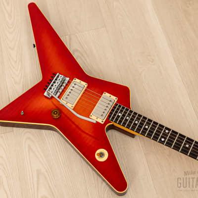 1982 Navigator by ESP Random Star RS-FM Flame Maple Top | Reverb