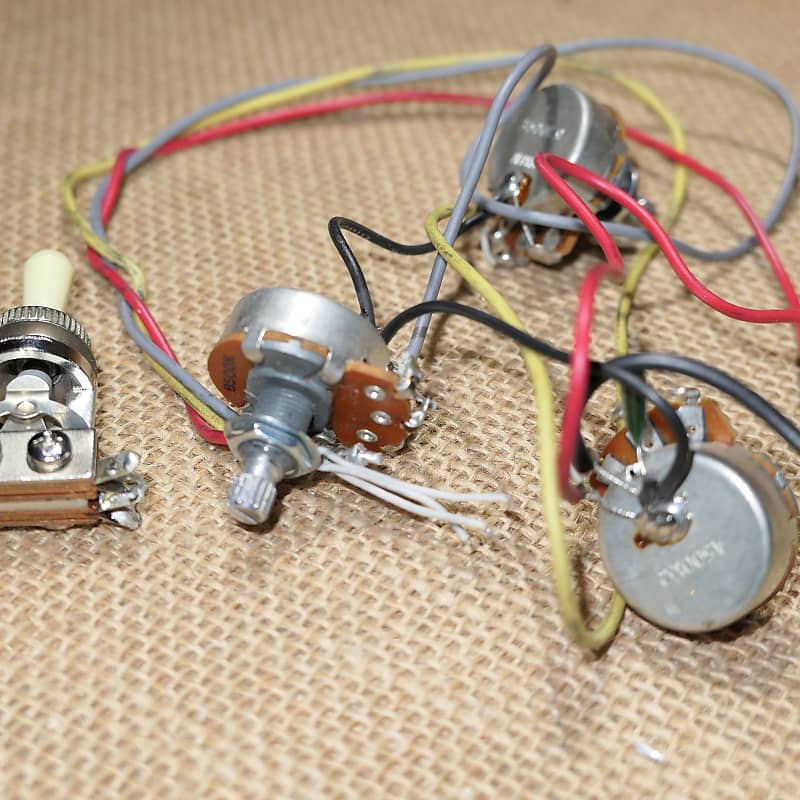 500K Pots + 3-way Switch, Genuine 2009 ESP LTD EC-401VF #DK10 | Reverb