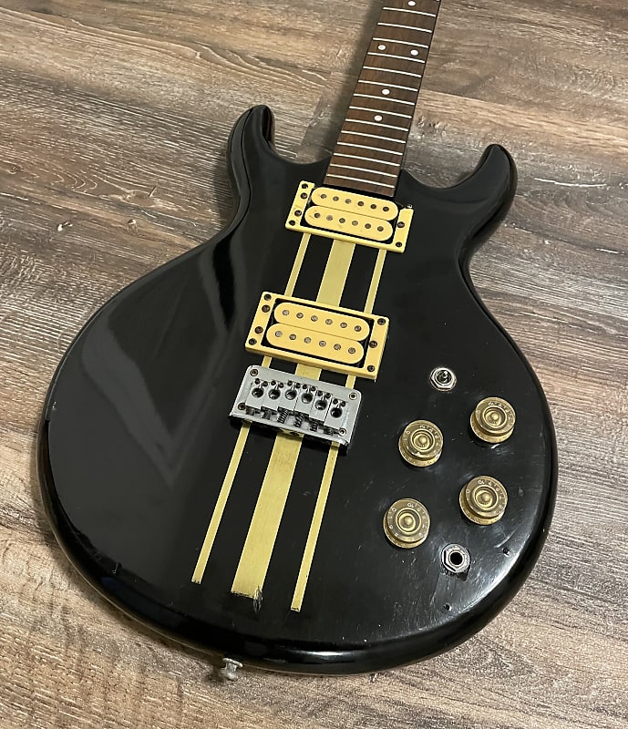 Cort Performer Double Cutaway 1983 Black | Reverb