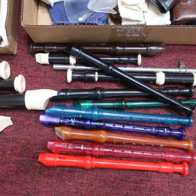 Vintage 1970s-2000s 50+ Piece Lot Recorders Flute Piccolo | Reverb