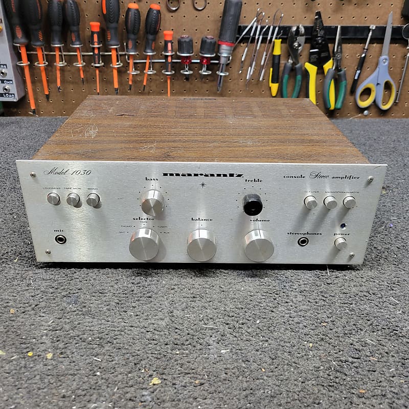 Vintage Marantz Model 1030 Integrated Amp SERVICED | Reverb