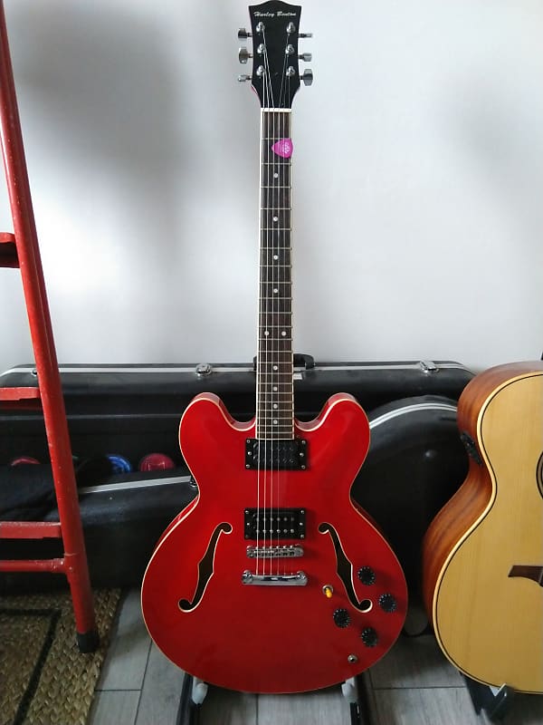 Harley Benton HB35 V7 Early 20s - Red | Reverb