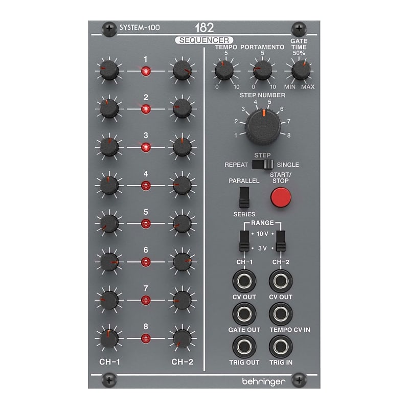 Behringer 182 Sequencer Eurorack Synthesizer Module | Reverb