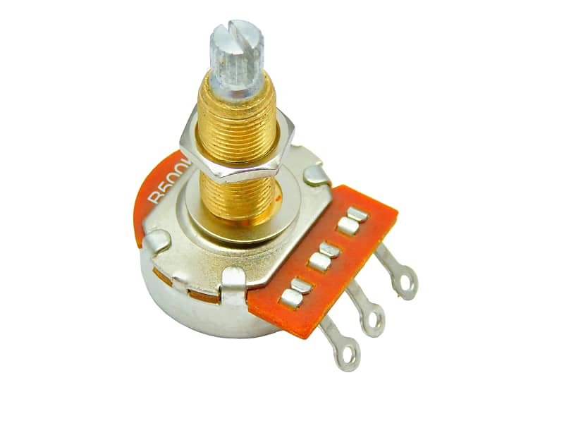 Alpha B500k Potentiometer Pot Long Brass shaft 3/4 " | Reverb