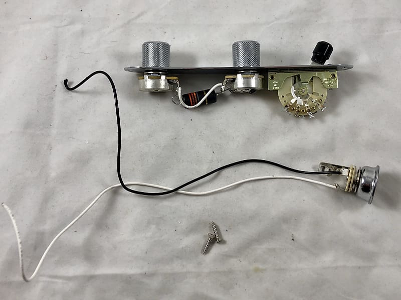 Fender Standard Telecaster LOADED CONTROL PLATE Chrome | Reverb