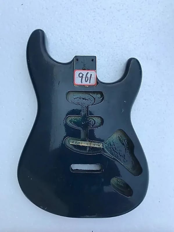 Strat Style SSS Solid Basswood Guitar Body Fit Strat ST Wood | Reverb