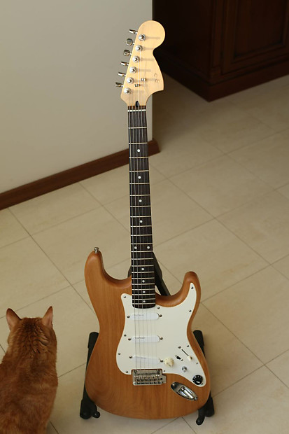 Partscaster Stratocaster Natural Alder | Reverb