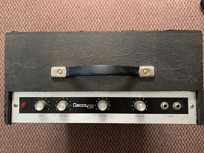 Decca Solid State Guitar Amp (Vintage) 1960s? Black | Reverb