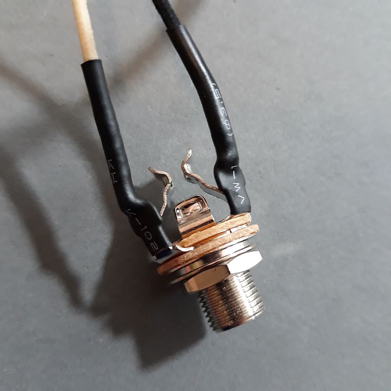 PURE TONE JACK Prewired 1/4" Mono OUTPUT JACK, 10" Gavitt | Reverb