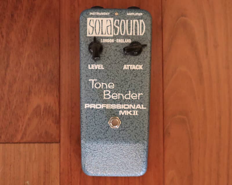 Sola Sound Tone Bender MK II Hybrid Blue | Reverb