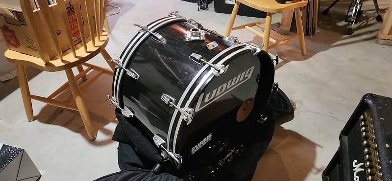 Ludwig 6-Ply Classic Maple 1980s Chicago- Black Cortex | Reverb