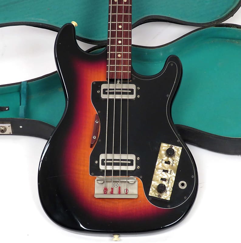 1970s Hofner 182 Bass - Sunburst - Two Pickups - Light Weight | Reverb