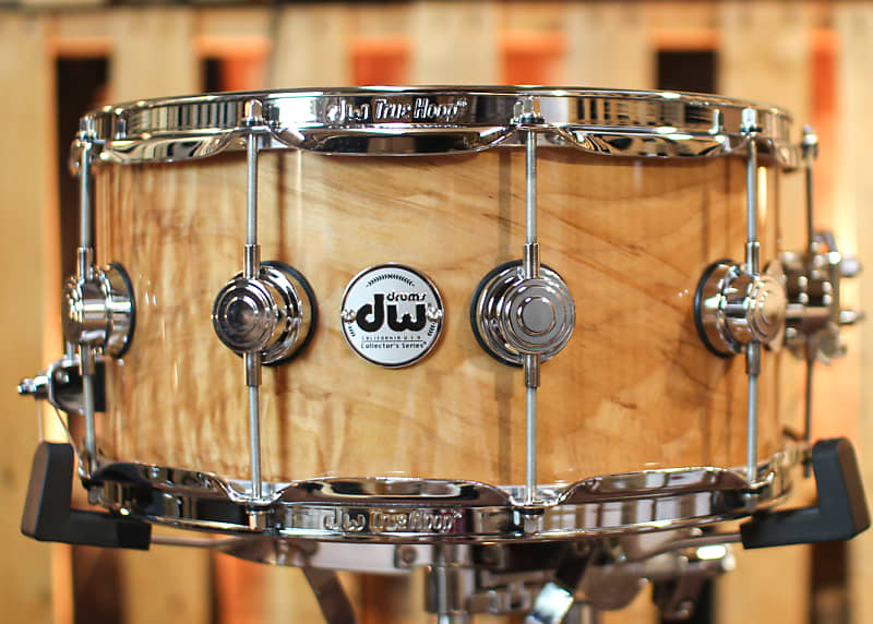 DW 6.5x14 Collector's Maple 333 2-Tone Quilted Maple Snare | Reverb