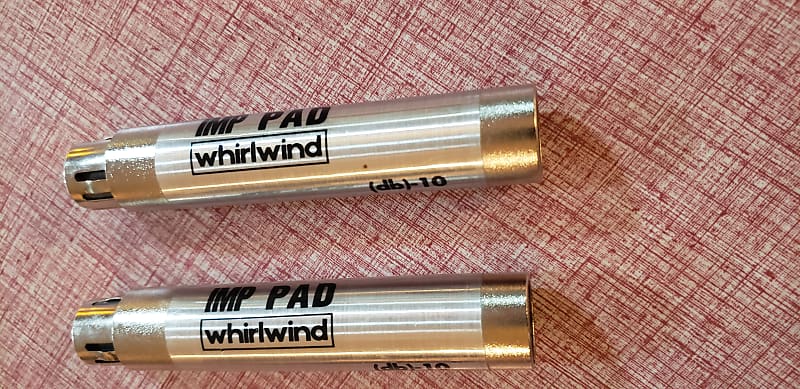Pair of whirlwind imp 10 db pads | Reverb