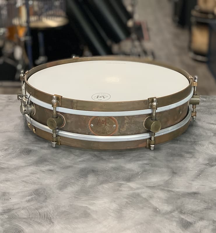 A&F Rude Boy 3x13” Raw Brass Snare Drum 2020 - Natural | Reverb