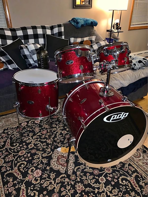 PDP CX Mid-2010's - Red Sparkle | Reverb