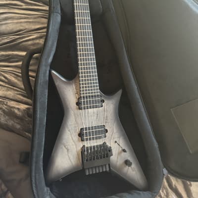 Kiesel Type X 7 string 2023 - Antique ash black burst | Reverb