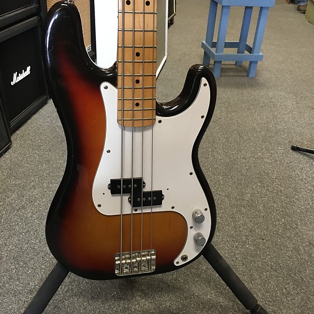 Fender Precision Bass 1984-1987 Sunburst e series japan | Reverb UK