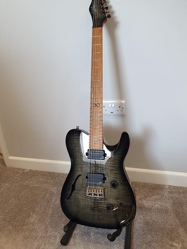 Chapman ML3 Pro Modern Semi Hollow 2019 Obsidian Burst | Reverb