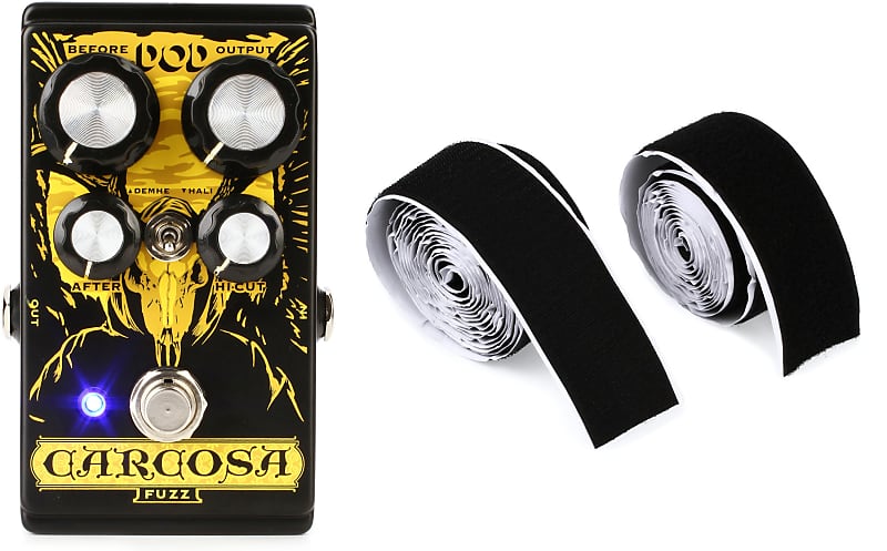 DOD Carcosa Analog Fuzz Pedal Bundle with Pedaltrain Official | Reverb