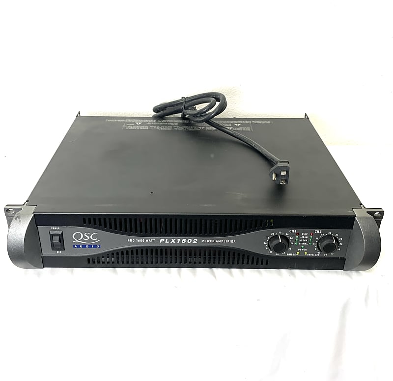 QSC PLX1602 Two Channel 1600 Watt Power Amplifier | Reverb