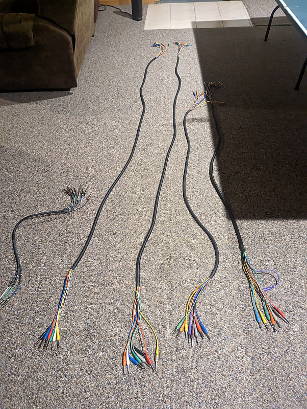 4 x Hosa TRS by TRS 8 channel Snakes price for all | Reverb