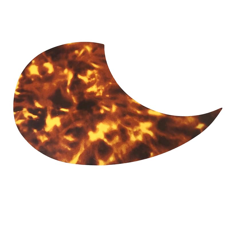Acoustic Guitar Pickguard OM 18V Style Self Adhesive Tortoise | Reverb