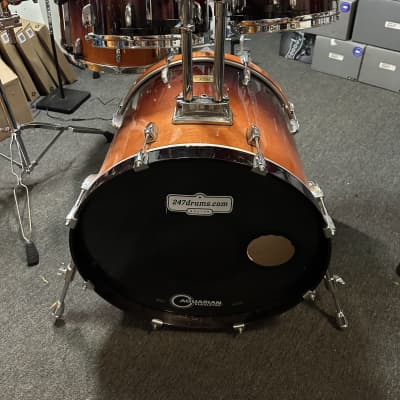 Pearl Session custom maple - Sunburst Fade 4 pc drum set | Reverb