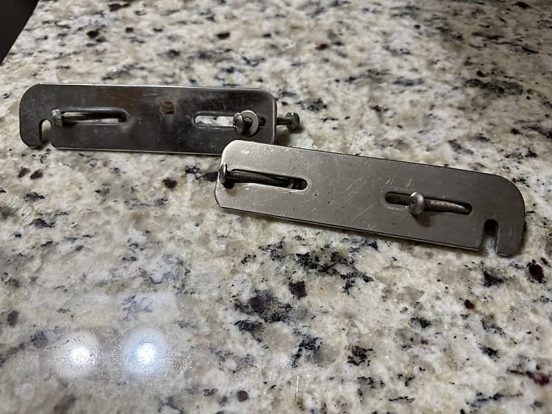 Fender Amp Head Mounting Brackets Mount 60's-70's - Chrome | Reverb