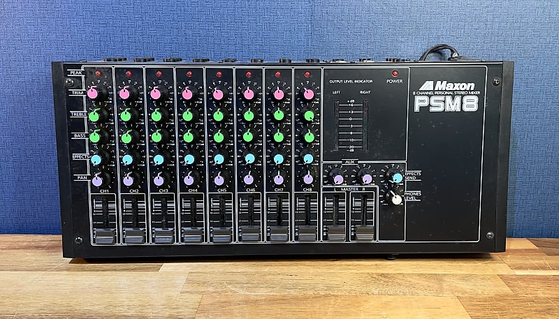 Maxon PSM8 8-Channel Personal Stereo Mixer Rare! | Reverb