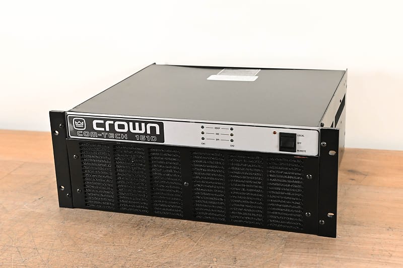 Crown Com-Tech 1610 2-Channel Power Amplifier CG01APU | Reverb