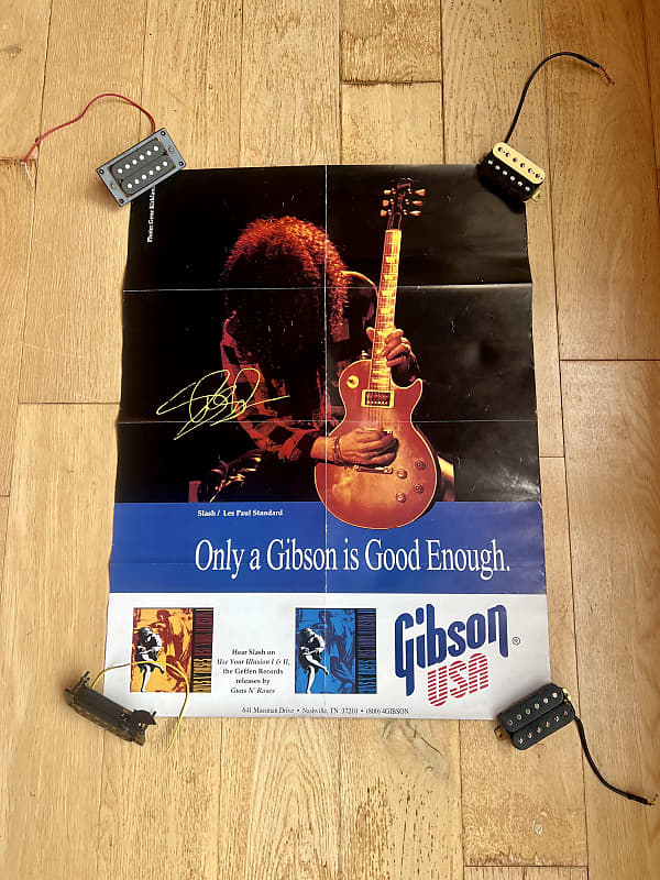 Gibson Slash Poster Official Gibson Store Promotional Item | Reverb