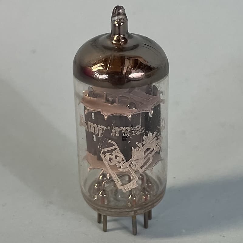 1960s Amperex 12AX7 ECC83 Vintage Holland Bugle Boy Halo | Reverb