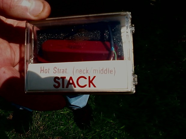 Seymour Duncan Hot Stack middle / neck 80s Red cover | Reverb