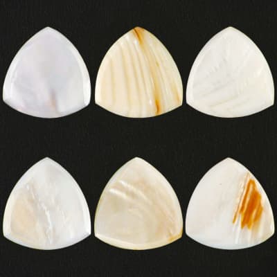 Black Abalone Shell Guitar Pick - 346 Triangle Shape - | Reverb