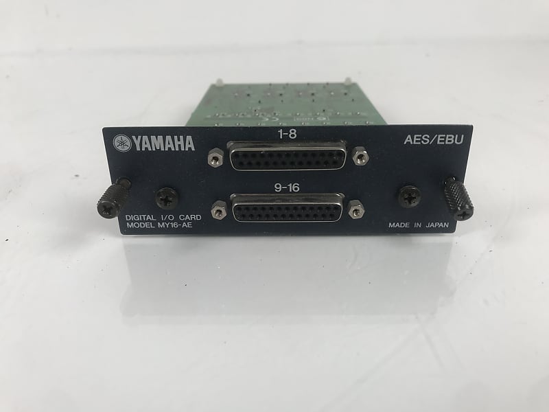 Yamaha MY16AE 16 Channel AES/EBU Card For O2R96 & DM Series | Reverb