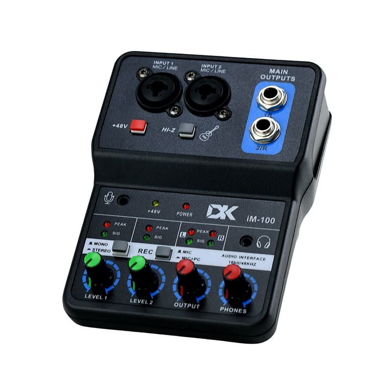 DK iM-100 Audio Mixer Interface USB 2 Channel | Reverb Australia