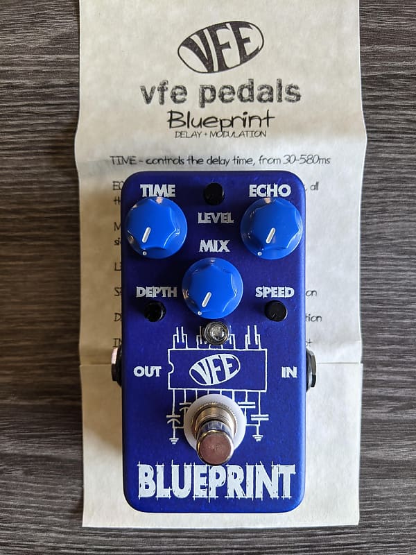 VFE Blueprint Delay Pedal - NOS | Reverb VFE Blueprint Delay Pedal - NOS | Reverb