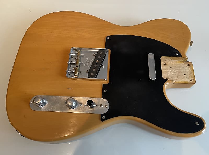 Fender Loaded Telecaster Body - 1952 Reissue JV Squire and | Reverb