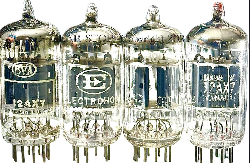 Quad #2 , Philips, Amperex, Brimar ECC83/12AX7 “Bugle Boy | Reverb