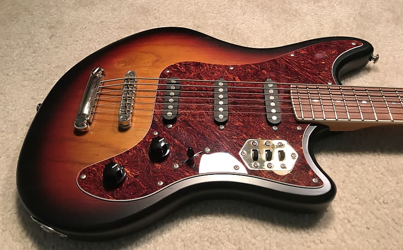 Schecter Hellcat-VI Bass VI Offset 3-Tone Sunburst w/ | Reverb