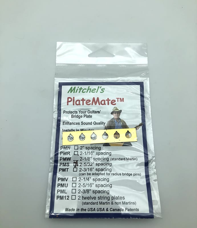 Mitchel’s PlateMate Acoustic Bridge Plate Protector | Reverb