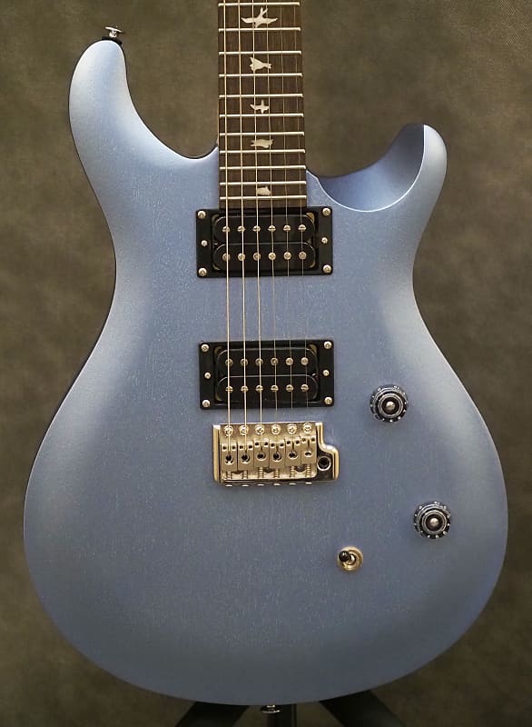 PRS SE CE24 Standard Satin Electric Guitar Ice Blue Metallic | Reverb