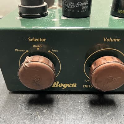 Bogen DB10-1 mono 6V6 integrated tube amplifier restored | Reverb